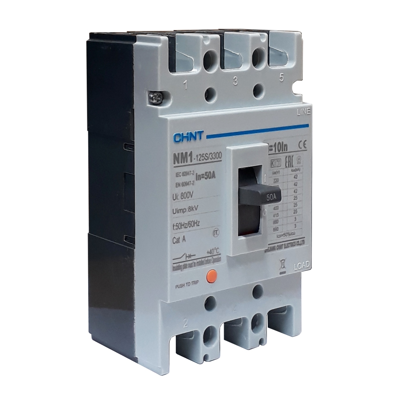 BREAKER INDUSTRIAL MCCB 3X40 CHINT
