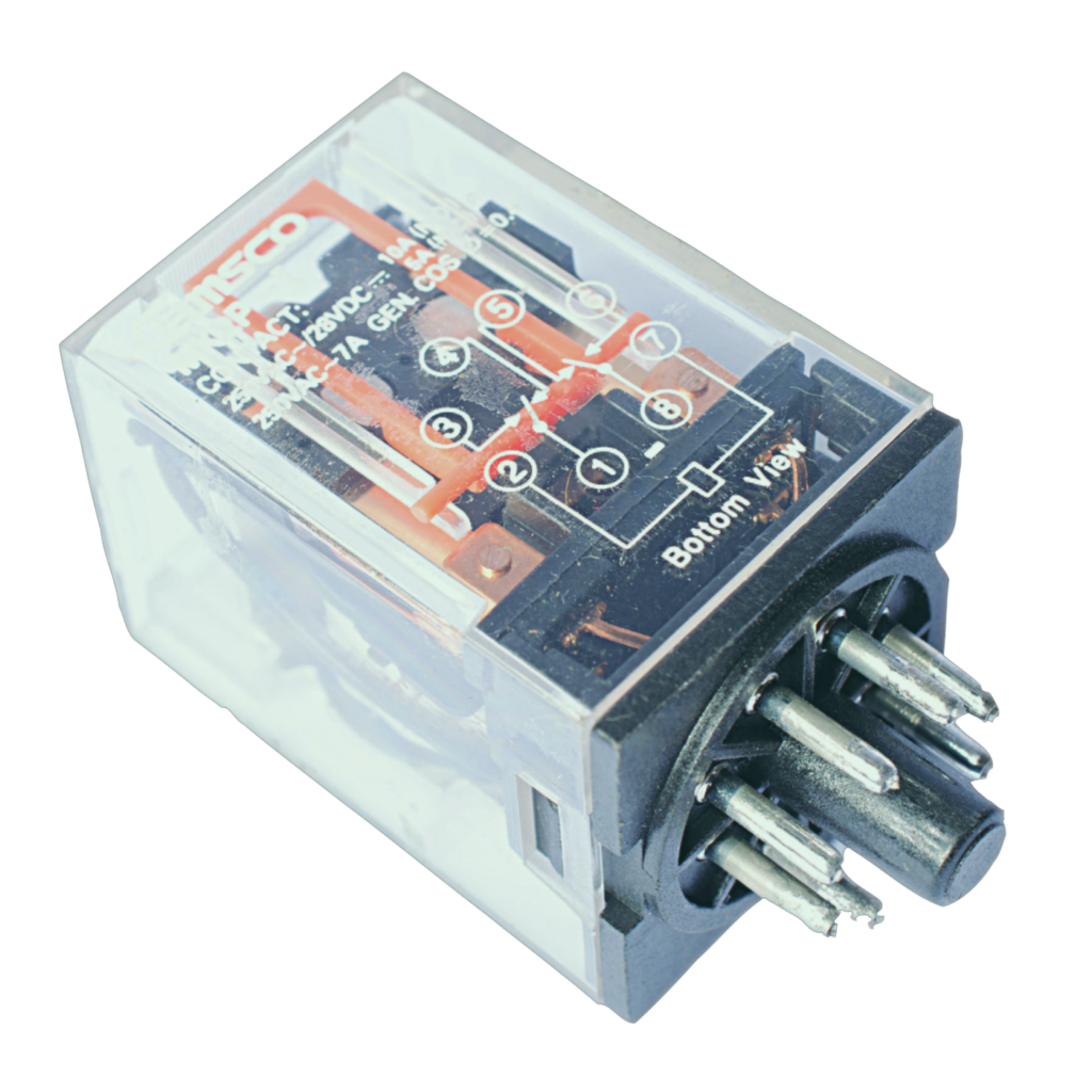 RELE 12VDC 8 PINES
